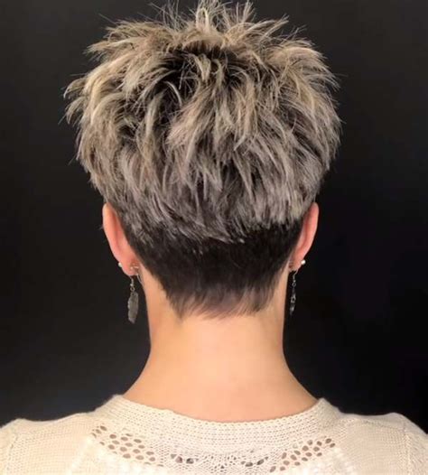 Short Pixie Hairstyles For Women Over 50 Back View ヘアカット Moda ヘアー
