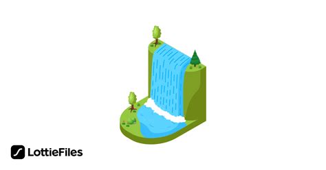 Free Waterfall7 Lottie Json Animation Animation By Tinymotion Lottiefiles