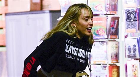 Miley Cyrus Rides Her Cart To Her Car After Grocery Shopping Miley