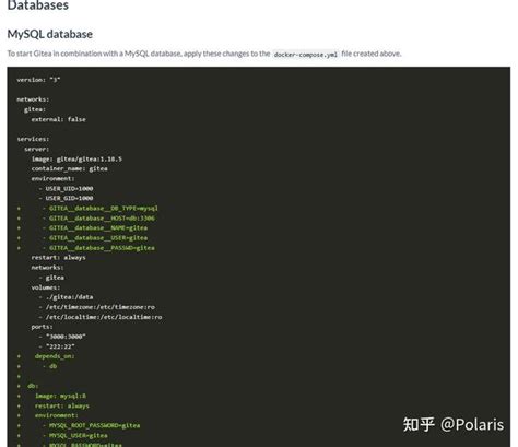 Docker Compose实战系列（一）——安装gitea 知乎