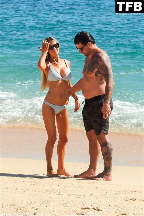 Christina Haack Wears A Band With Her Engagement Ring During Cabo Vacation Photos