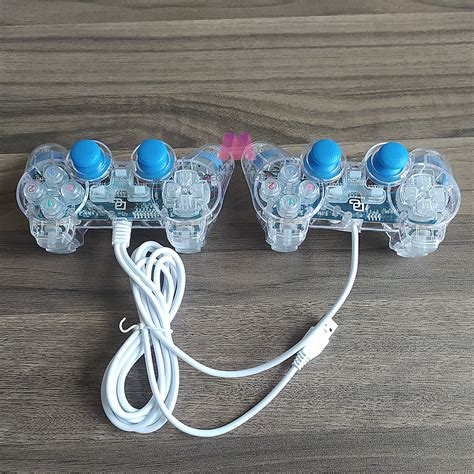 Aksesoris Joypad Gamepad Joystick Joypad Gamepad Double Transparant Usb • Madya