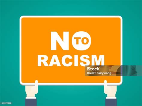 사업가의 손에 인종 차별 개념 중지 인종 차별 표지판을 중지 경쟁에 대한 스톡 벡터 아트 및 기타 이미지 경쟁 고용과 노동 광고 Istock