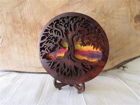 Sterling SWoodCrafts Tree Of Life Scroll Saw Art