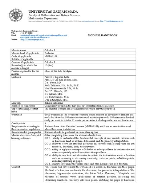 Calculus I 1 Pdf Derivative Function Mathematics