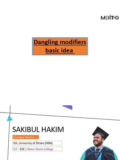 Dangling Modifier Pdf