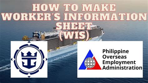 How To Make Workers Information Sheet Wis Youtube