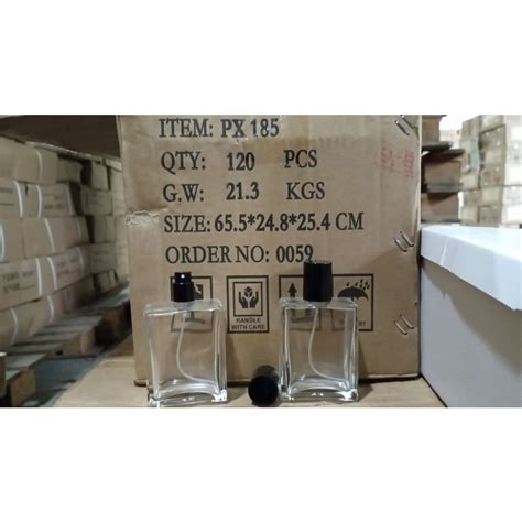Jual Botol Parfum Kosong Kotak 35ml 55ml 100ml Polos Spray Harga Satuan Pcs Botol Parfum