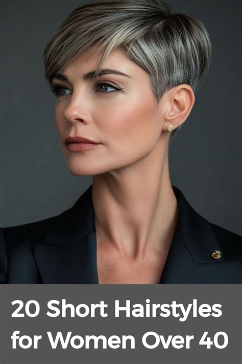 20 Short Hairstyles For Women Over 40 Celebrity Short Hair 2024