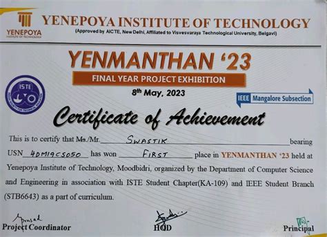 Swasthik Rao On Linkedin Yenmanthan2023