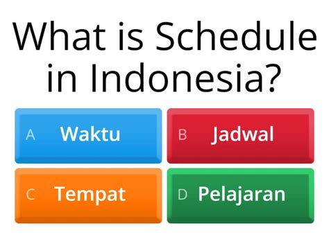 Basic Exercise Chapter 4 My School Activity Quiz