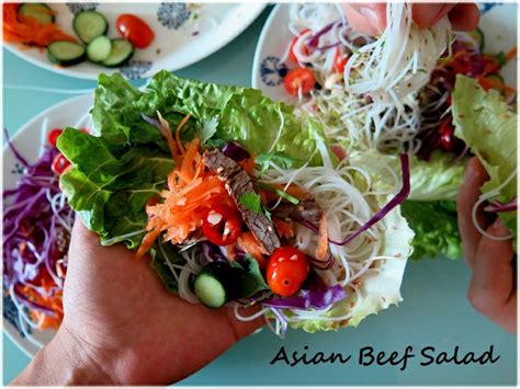 아시안 비프 샐러드 눈으로 한 번 입으로 한 번 먹는 컬러풀한 색감의 샐러드 15분완성요리에요