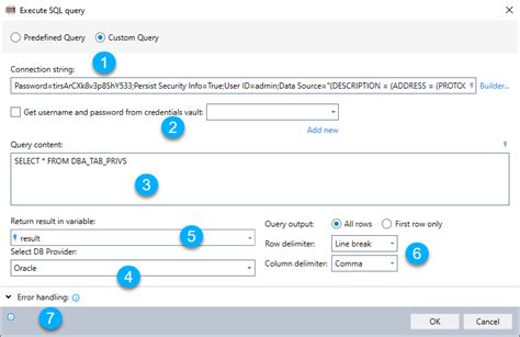Execute SQL Query