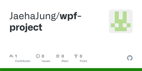 Github Jaehajungwpf Project