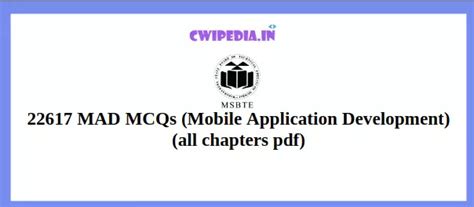 22617 Mad Mcqs With Answers Pdf All Chapters Pdf Msbte I Scheme