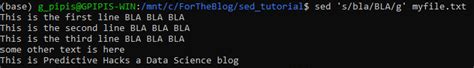 Unix Sed Command Tutorial With Examples Predictive Hacks