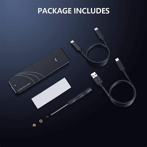 Buy BEYIMEI M NVMe SSD Enclosure Adapter USB Type C Gen Gbps To NVME SATA M Key Or