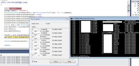 Net Cant Detect Exit Of Cmd Command From C Correctly Stack Overflow