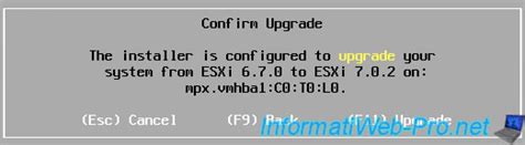 Update Your Vmware Esxi 67 Hypervisor From The Iso File To A Newer