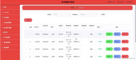 基于springboot自习室预订系统自习室预约系统课程设计预约流程图 Csdn博客