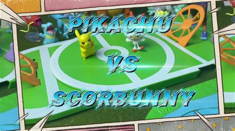 Pokémon Battle Pikachu Vs Scorbunny Youtube
