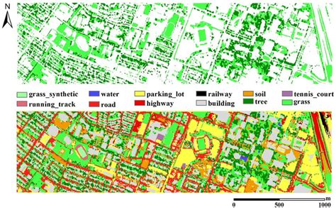 Extracted Urban Vegetation Only Include Grasses And Trees With