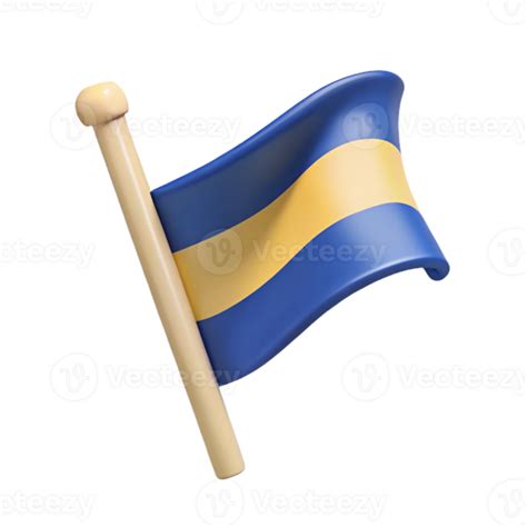 Iconic Impressionist Flag Crisp Edges Single Weight Stroke Flat