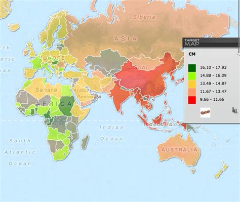 Penis Map Of The World Exposes Weenie Size In Each Country Huffpost