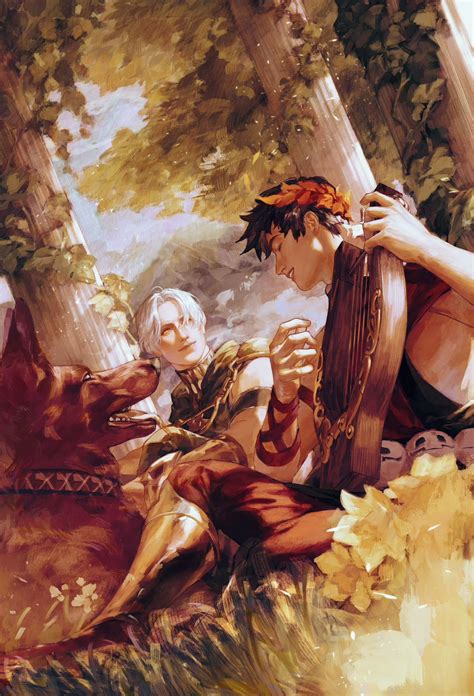 Zagreus Thanatos And Cerberus Hades And More Drawn By Night Sturgeon Danbooru