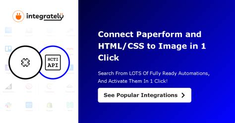 How To Integrate Paperform HTML CSS To Image 1 Click Integration