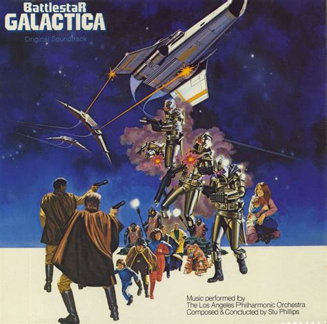Original Soundtrack Battlestar Galactica Uk Vinyl Lp —
