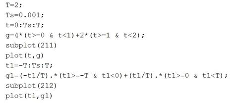 Solved T2 Ts 0001 Subplot 211 Plot Tg Subplot 212
