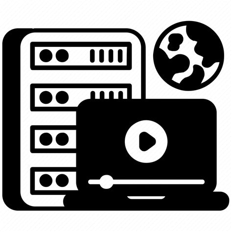 Online Server Internet Storage Cyberspace Computer Memory Icon Download On Iconfinder