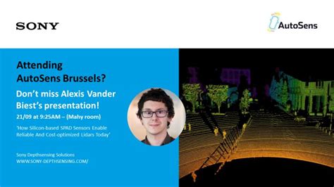 Sony Semicon Eu On Linkedin Sony Semiconductor Sensingsolutions Spad Lidar Autosens