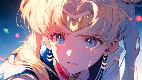 Sailor Moon Crying Desktop Wallpaper Sailor Moon Wallpaper K