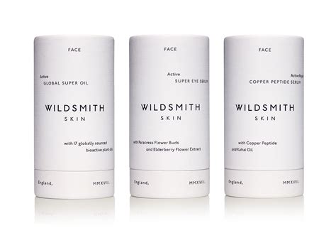 Wildsmith Skin 带有美丽简约外观的的护肤品包装
