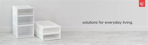 Iris Usa Under Bed Box Chest Drawer White 170361 White