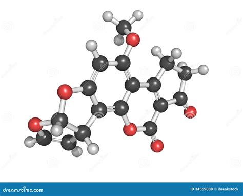 Aflatoxins Are Carcinogenic Metabolites Stock Illustration