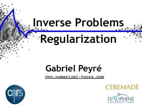 Signal Processing Course Variational Regularization Speaker Deck