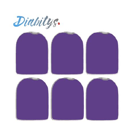 Omnipod Insulin Pump 6 Pack Wrap Stickers Violet By Diabitys The