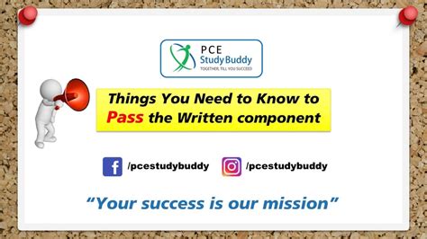Things You Need To Know To Pass Written Component Youtube
