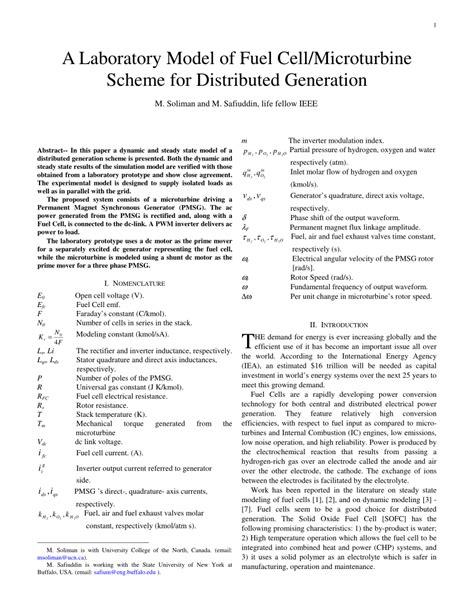 Pdf Modeling Of Fuel Cell Microturbine Generation Scheme With Battery Storage