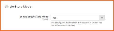 How To Enable Single Store Mode In Magento 2