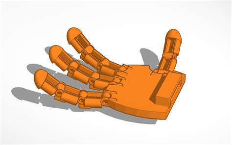 3d Design Robotic Hand Tinkercad