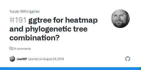 Ggtree For Heatmap And Phylogenetic Tree Combination · Issue 191 · Yulab Smuggtree · Github