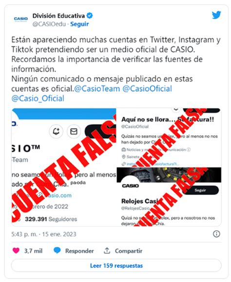 Shakira Y Piqu Cuentas Falsas En Twitter De Casio Est N Generando
