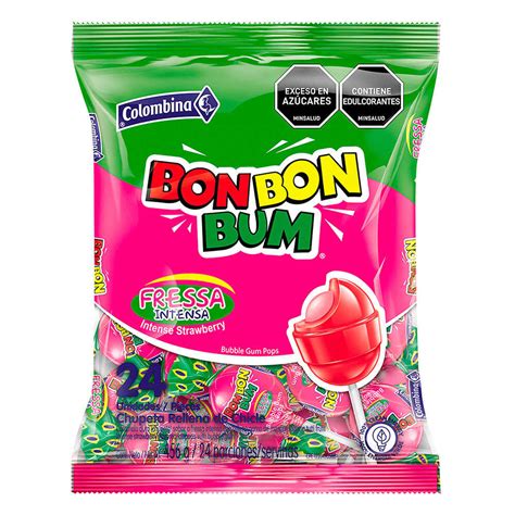 Bon Bon Bum Fresa Intensa 24 Und Licores La Rebaja