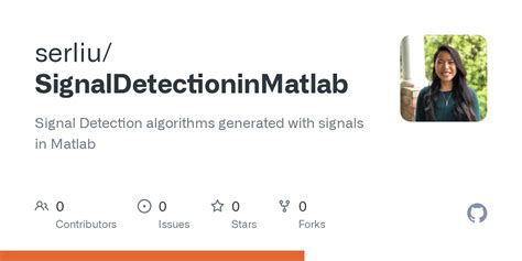 Github Serliu Signaldetectioninmatlab Signal Detection Algorithms Generated With Signals In