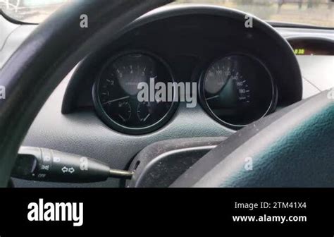 Analog Dashboard Car Round Speedometer Stock Videos And Footage Hd And