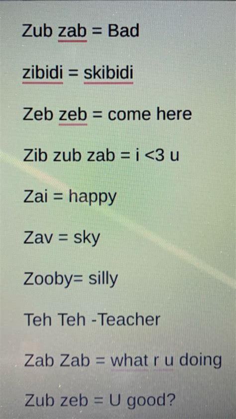 zarb alien language in 2025 silly words alien words words